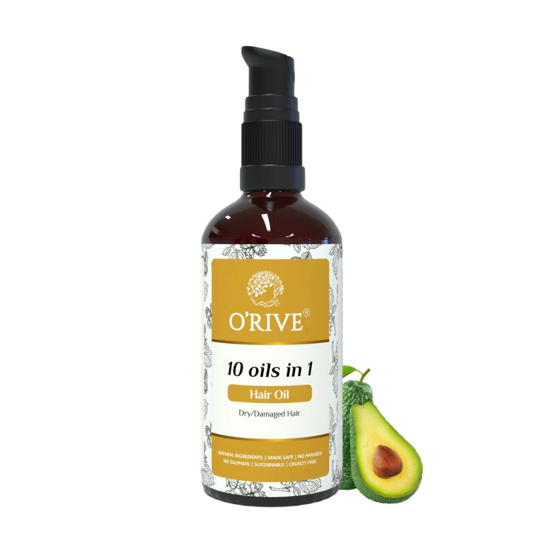 10 Oils In one Anti Hair Fall hair Oil 50ml – Orive Organics