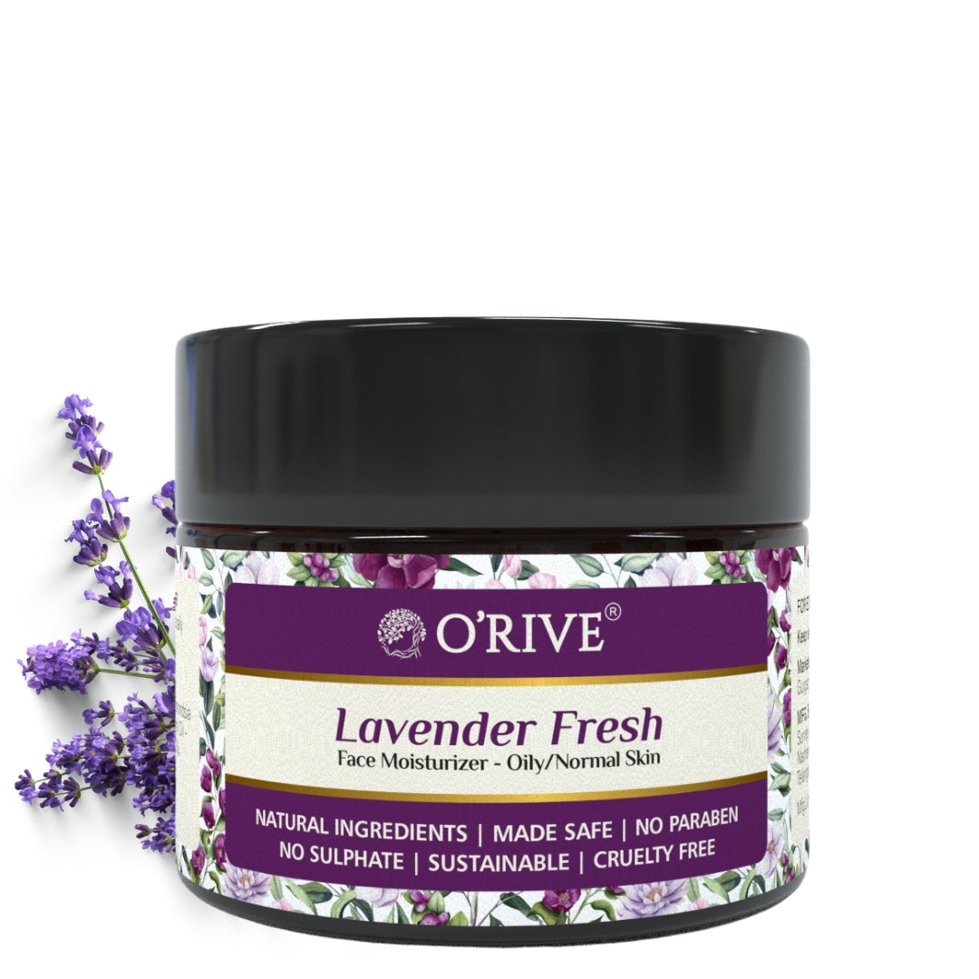 Lavender Fresh Gel Face Moisturizer For Oily to Normal Skin 15 ML ...